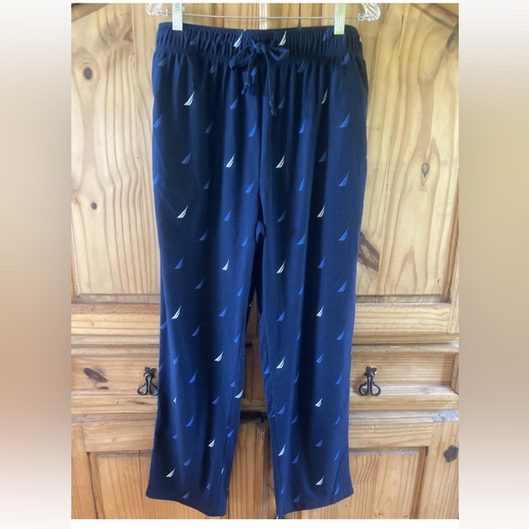 Nautica | Pants | Mens Nautica Blue Sails Boat Pajama Lounge Pants Size ...